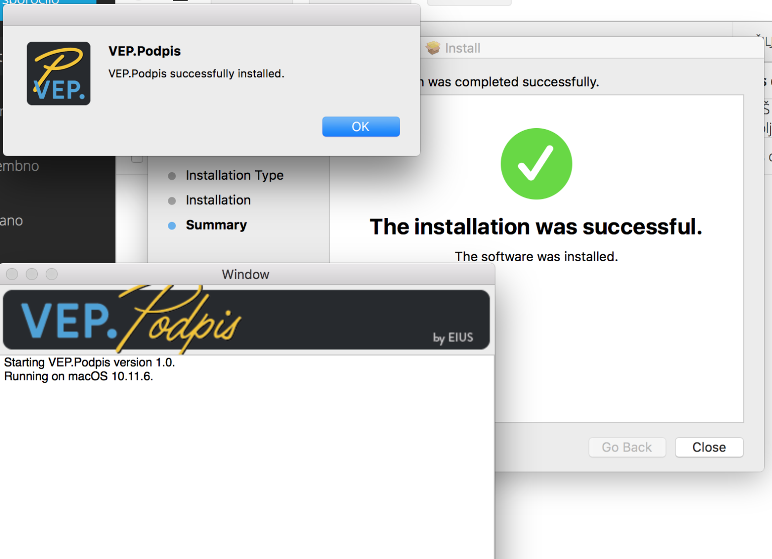 Procedure for installing VEP.Signature on Mac OSX | VEP.si